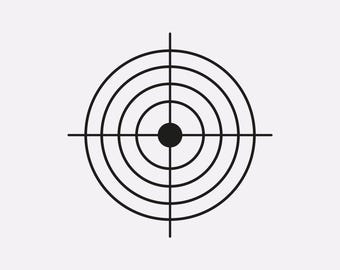 Target JPG, Png & SVG, DXF Cut File, Printable Digital, Dart Shooting ...