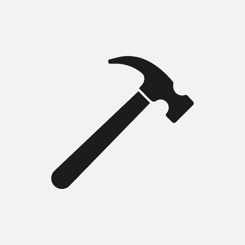 Hammer Svg, Hammer Cricut , Hammer Png, Hammer Silhouette, Vector, Cut ...