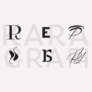 Personalized Name for 2 Letters Logo Svg Design, Name Logo Svg, Custom ...