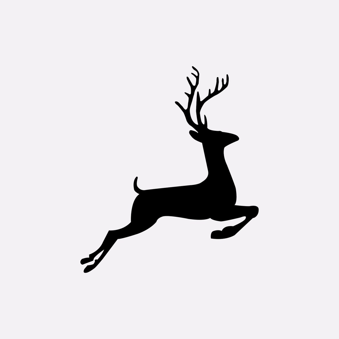 Deer Svg, Deer Jump Svg,nature Deer Svg File, , Animals Svg, Deer ...