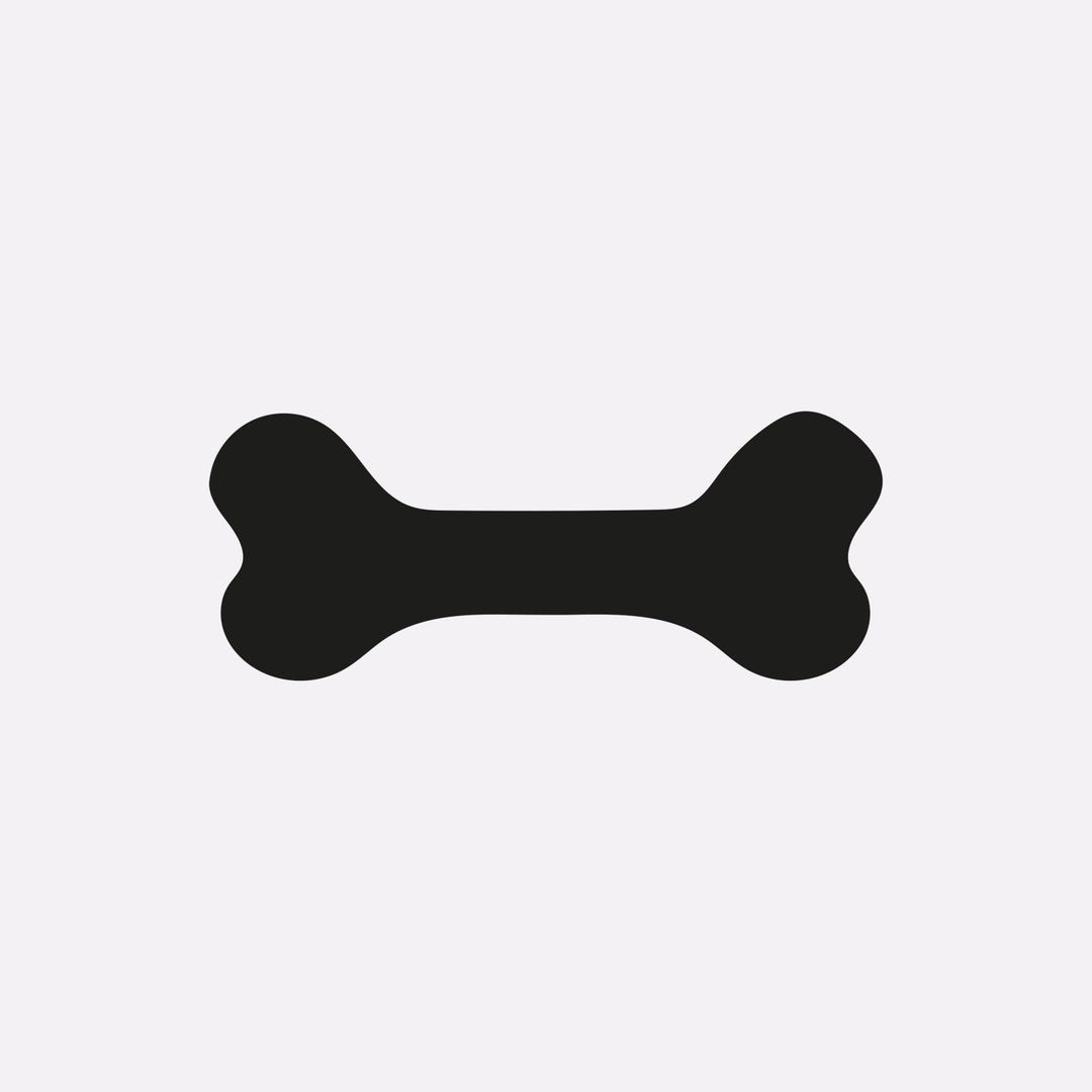 Dog Bone Svg. Vector Cut File, Dog Bone Cricut, Stencil, Decal, Vinyl ...