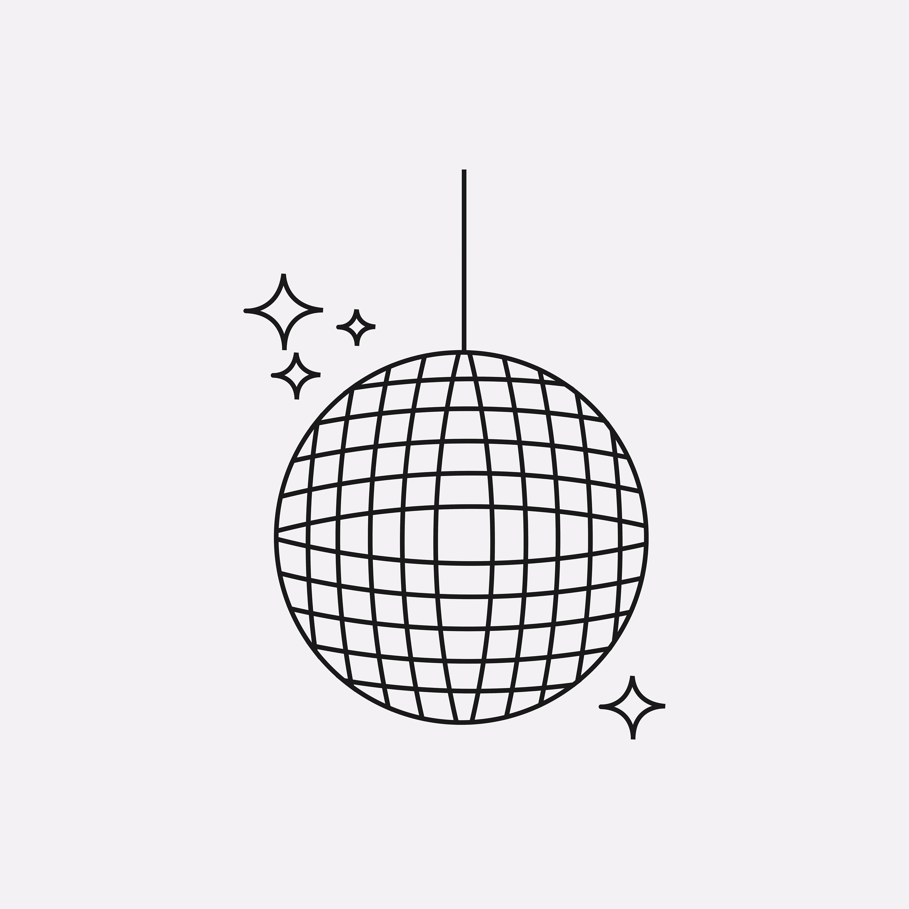 Disco Ball Drawing