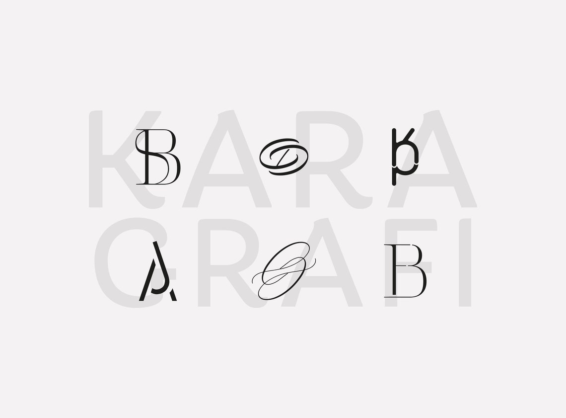 Personalized Name for 2 Letters Logo Svg Design Name Logo - Etsy