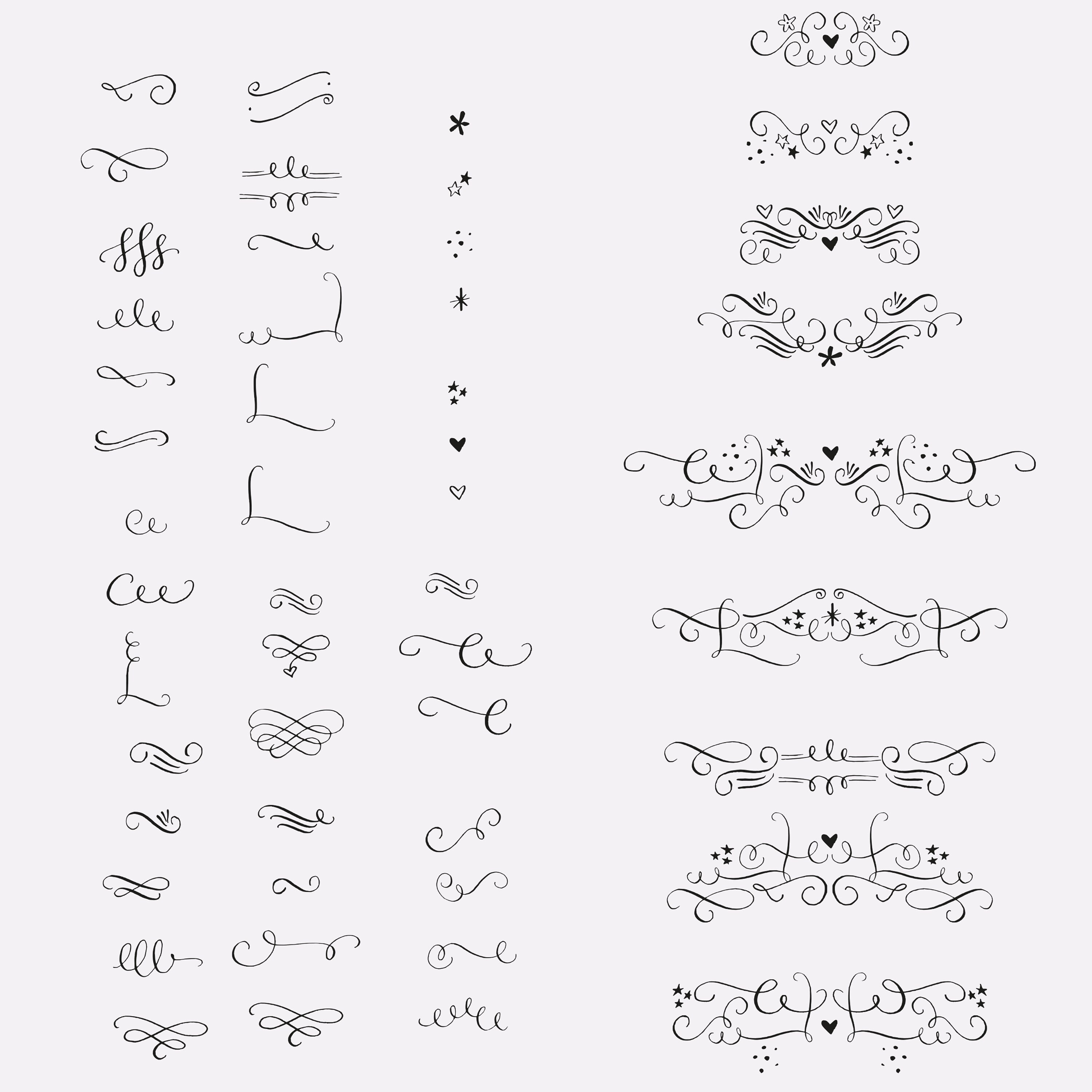 Decorative PNG Stamps Ornamental SVG Stamps Mandala PNG Stamps Flourish ...