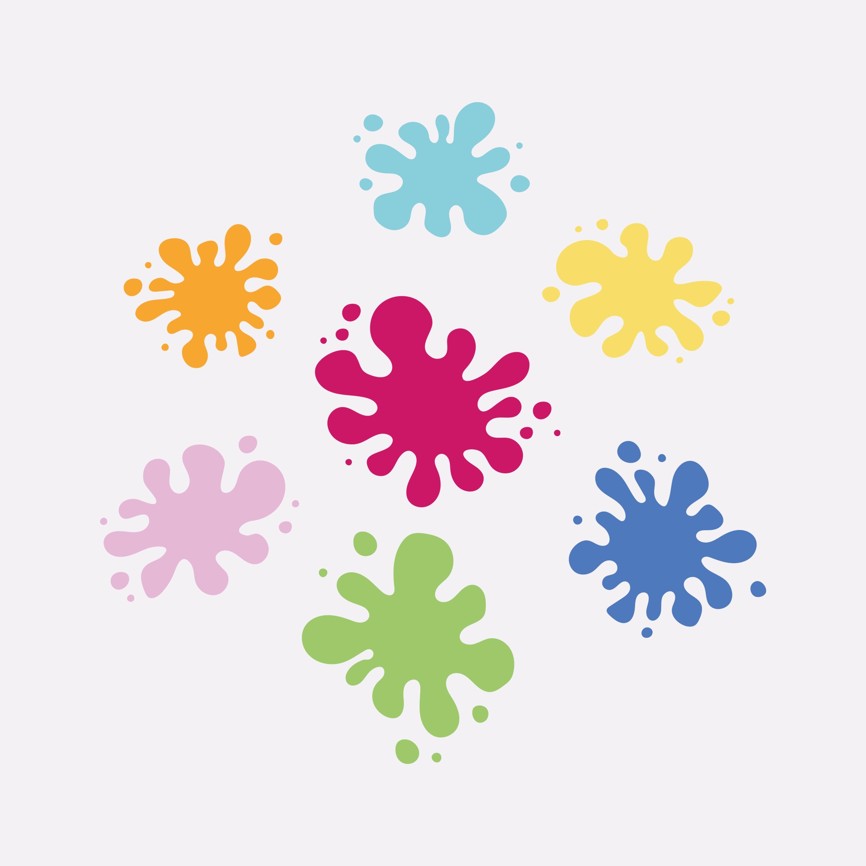 Paint Splatter SVG, Bundle, Paint Svg, Clipart, Vector, Ink Splatter ...