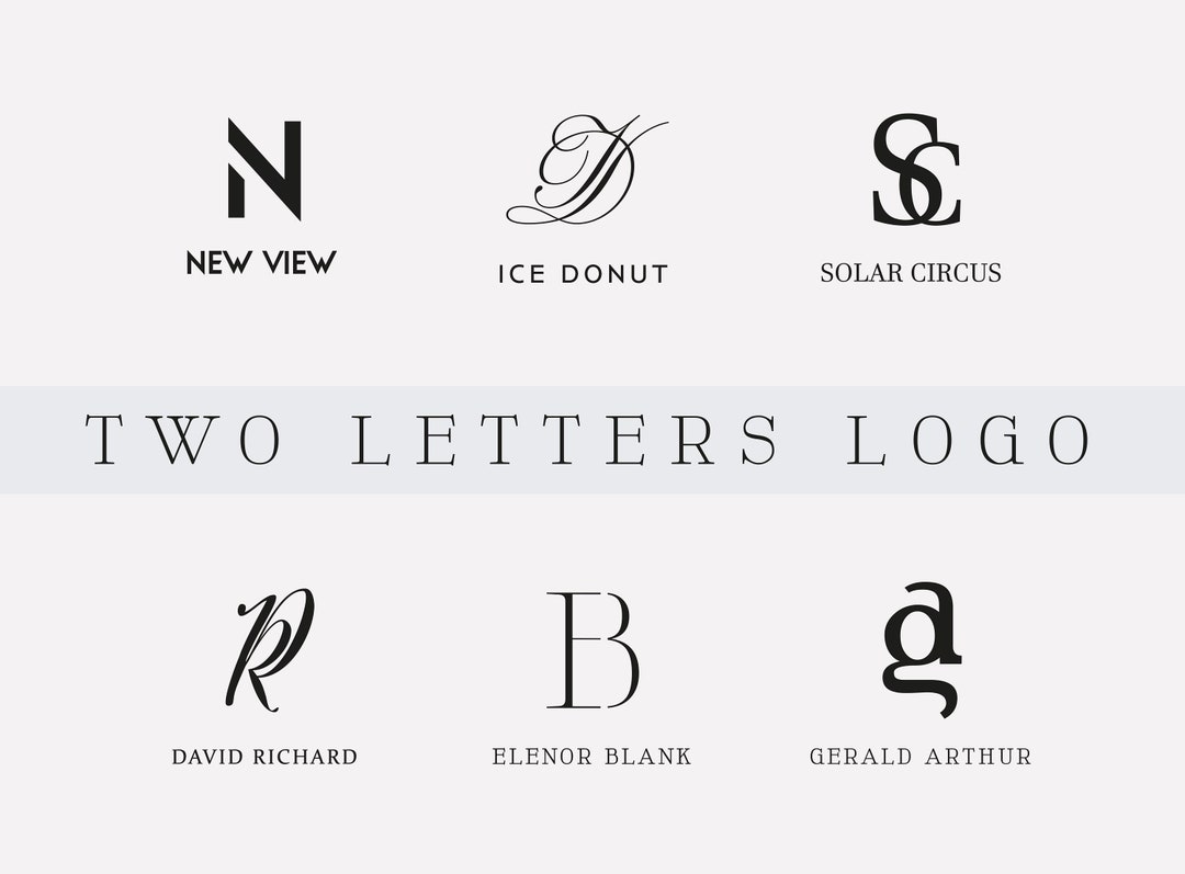 Personalized Name for 2 Letters Logo Svg Design, Name Logo Svg, Custom ... Personalized Name for 2 Letters Logo Svg Design, Name Logo Svg, Custom ...