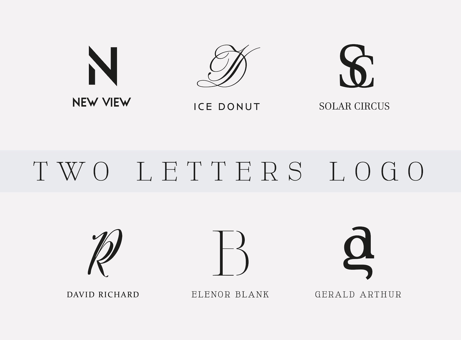 Personalized Name for 2 Letters Logo Svg Design Name Logo - Etsy