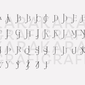 Letter J and All Its Variations, 2 Letter Monogram, Couples Initials ...