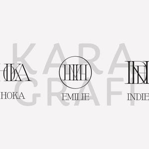 For 1 Name - Custom Name Logo Svg Design, Name Logo Svg, Personalized ...