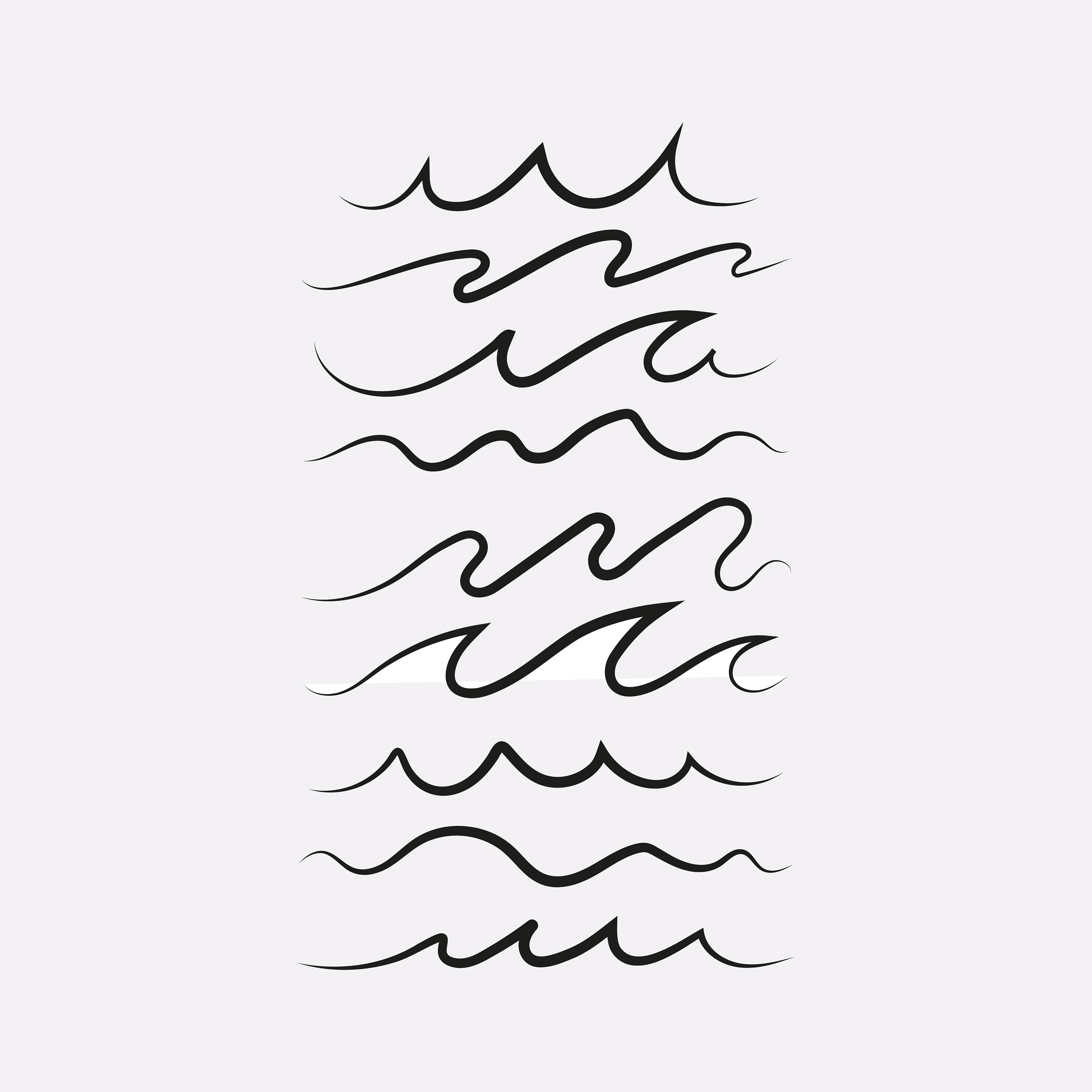Wave Line Svg, Summer Wave Svg, Beach Svg, Ocean Wavesvg, Png, Cut File ...