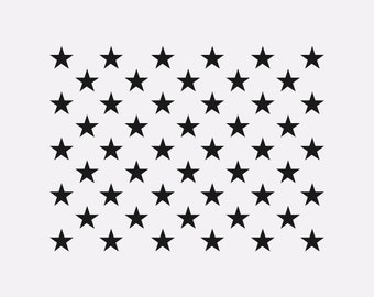 50 Stars Svg, American Flag Starts Svg, United States of America Flag ...
