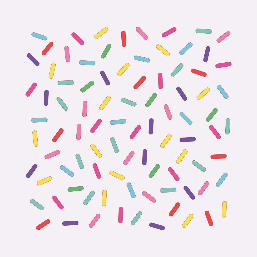 Sprinkle Pattern SVG, Confetti Svg, Bakery, Pdf, Png, Donuts, Cookie Sprinkles, Cake, Birthday ...