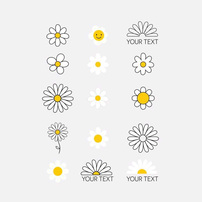 Daisy Svg - Etsy