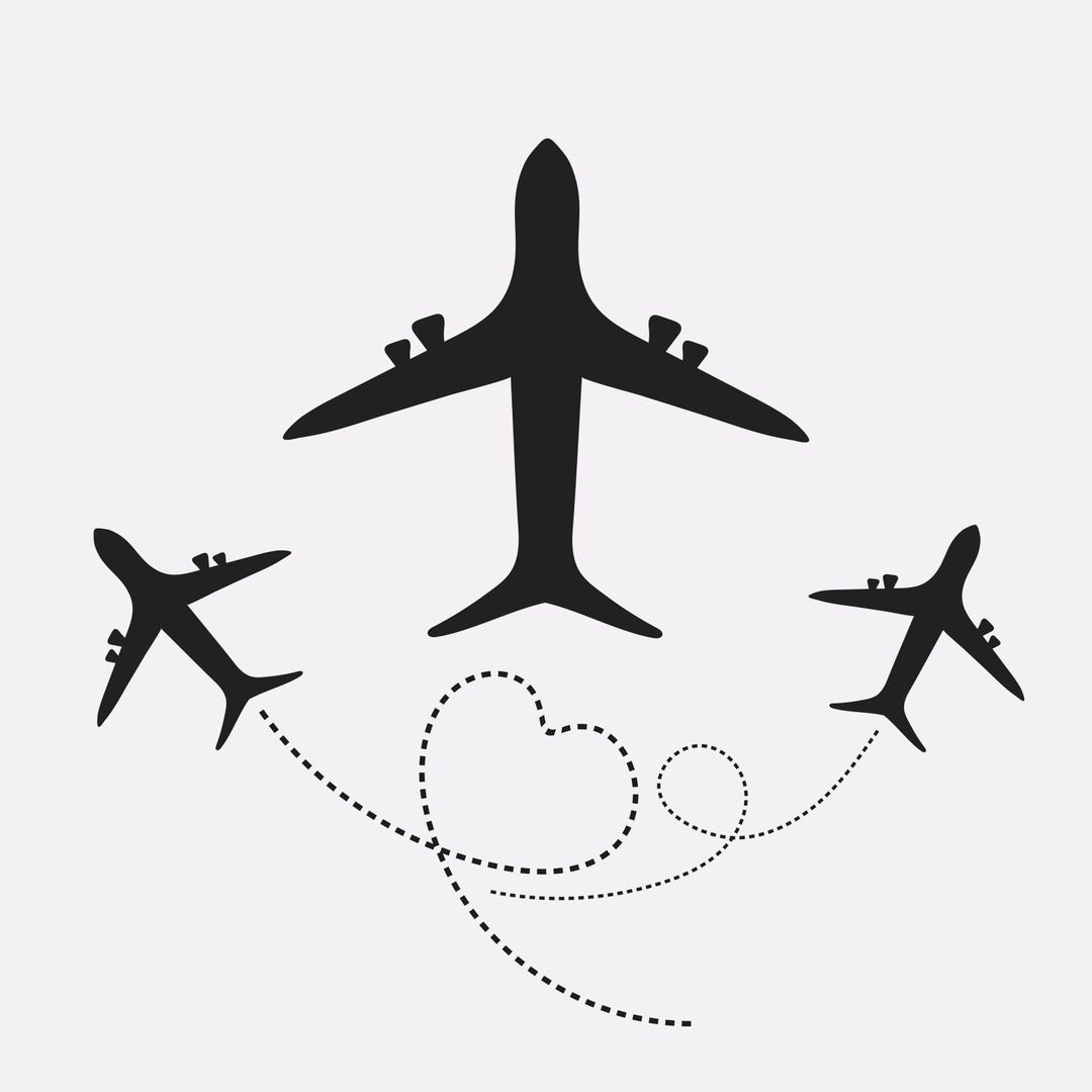 Airplane Bundle SVG, Airplane PNG Clipart, Love Travel, Vacation Trip ...