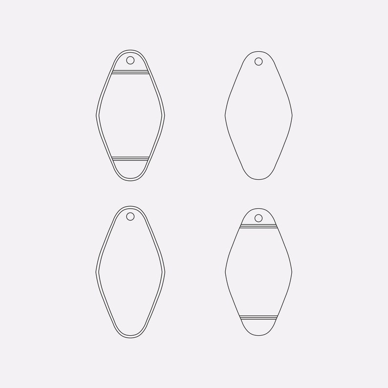 Motel Keychain Template Svg, Retro Keychain Png, Tag Png, Keychain Svg ...