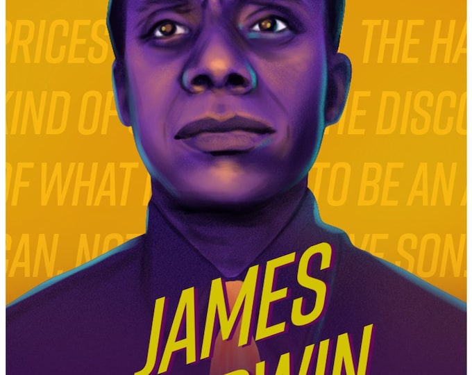 James Baldwin Wear Your Crown Quote Sticker Laptop Sticker Harlem ...