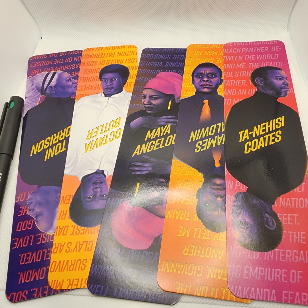Black Authors Bookmark Series Set of 5 - Etsy