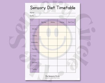 The Sensory Diet Pack Educational SEN Resource Autism, ADHD and Sensory ...