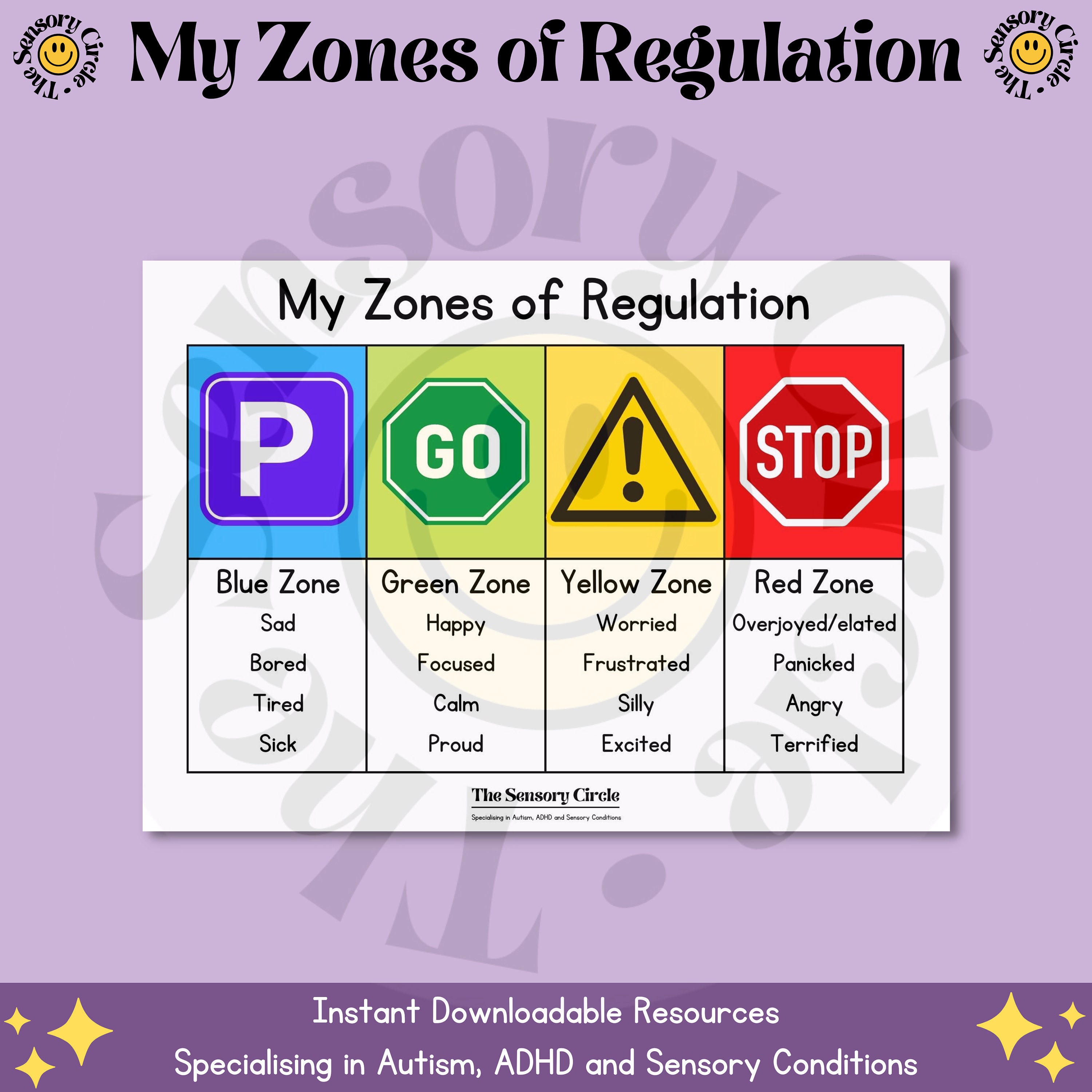 My Zones of Regulation Posters Multi-pack Educational SEN Resource ...
