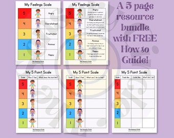 My 5 Point Scale Traffic Signs Bundle Educational SEN Resource Autism ...