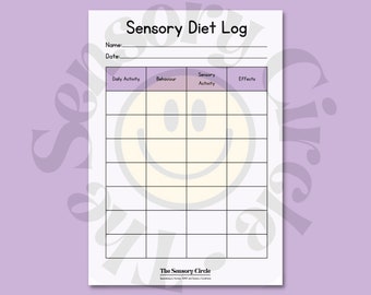 The Sensory Diet Pack Educational SEN Resource Autism, ADHD and Sensory ...