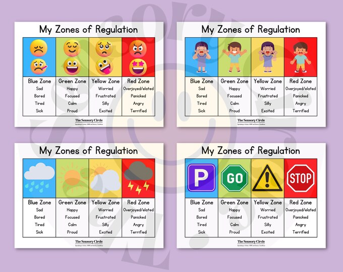 My Zones of Regulation Posters Multi-pack Educational SEN Resource ...