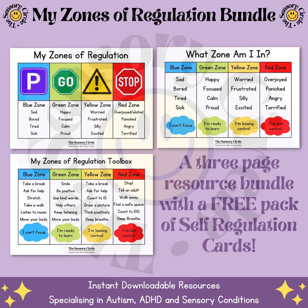 My Zones of Regulation Traffic Signs Bundle Educational SEN Resource ...