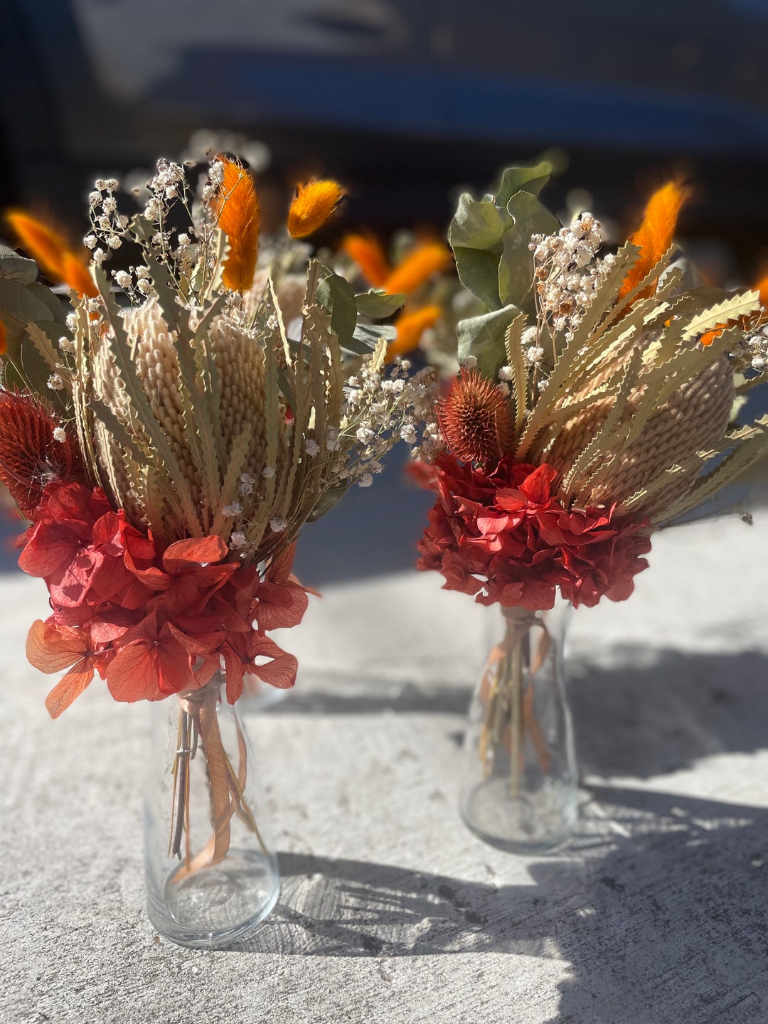 Rustic/ Native/ Wedding/ Table Arrangement/ Bouquet/ Buttonhole/ Dried ...