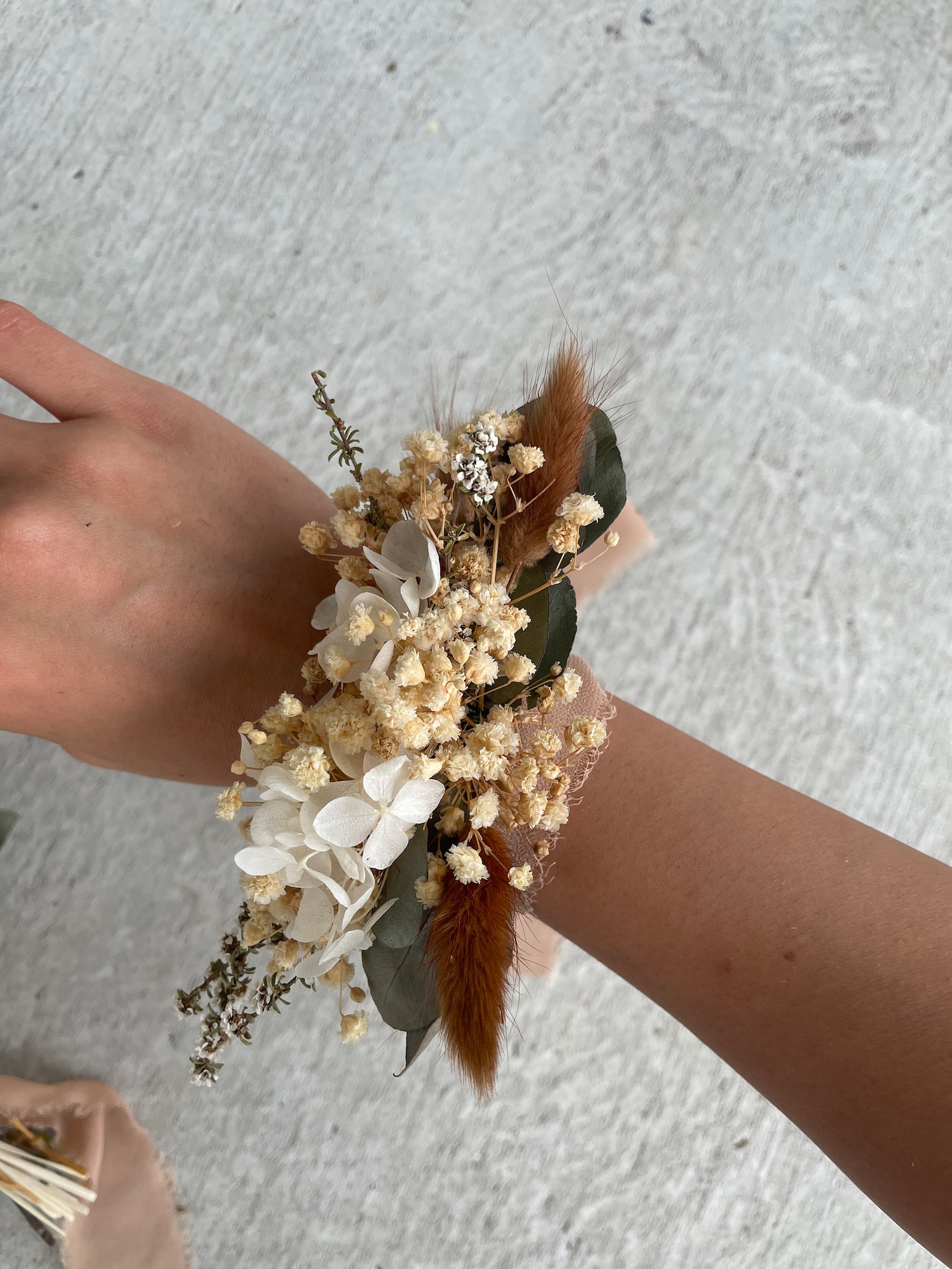 Buttonhole/ Boho/ Brown Rose/ Rustic/ Dried Flowers/ Wedding/ Formal ...