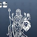 Maa Durga Wall Art Indian God Laser Cutting Design - Etsy UK
