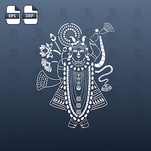 Buy Shrinathji | Shrinathji Wall Art | Indian God | | Laser Cutting ...