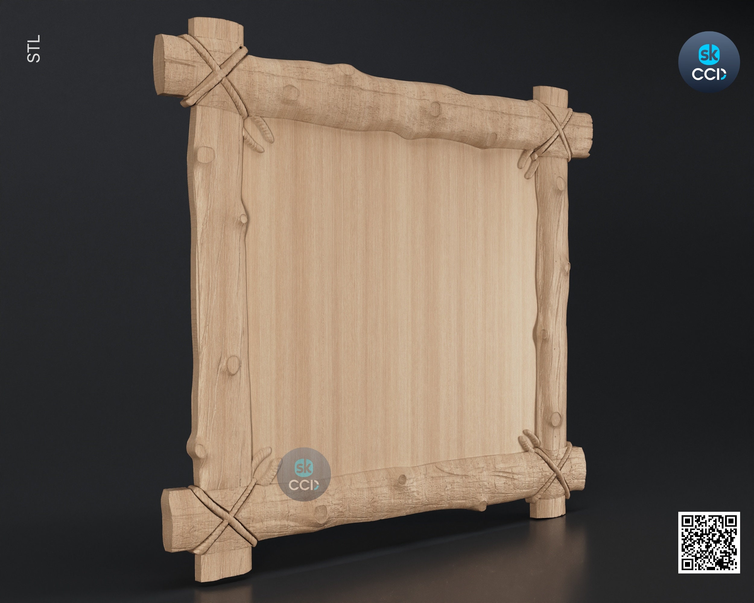 Carved Frame STL 3D Model, Carvign Frame, CNC Router Carving Artcam ...