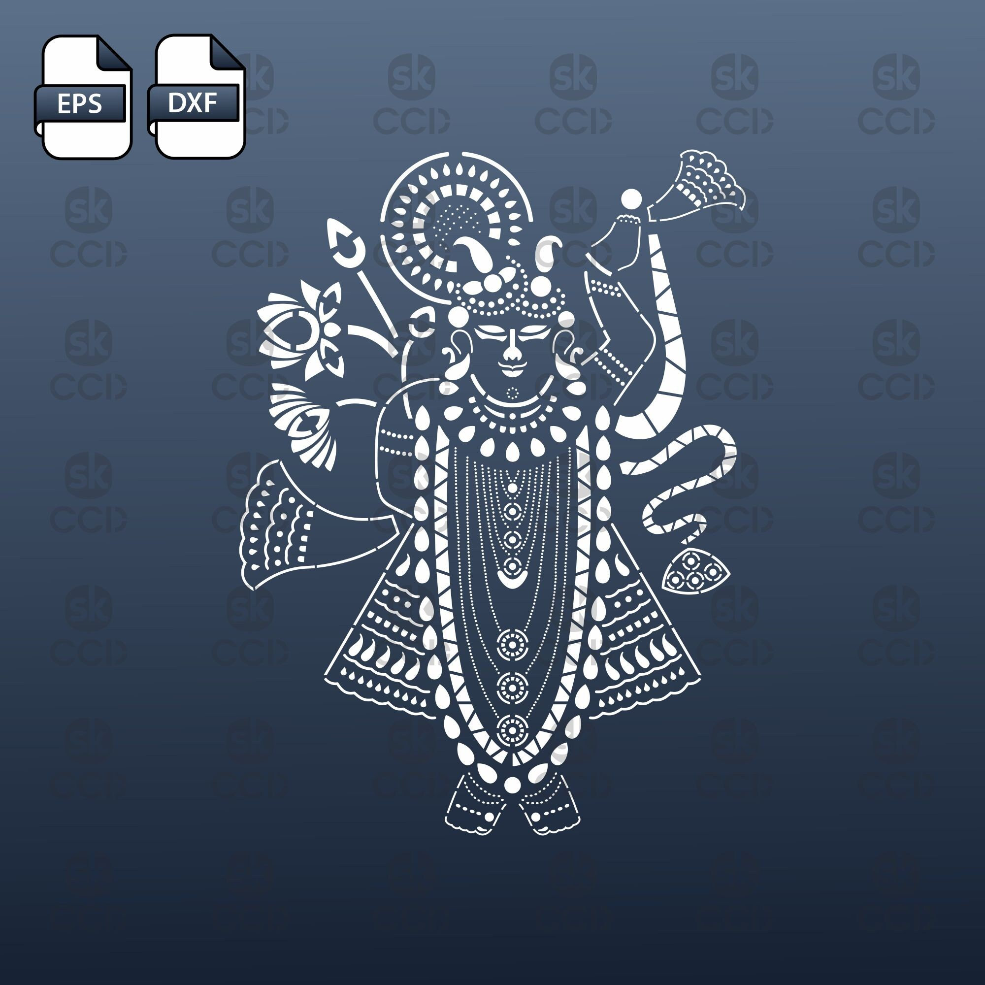 Shrinathji | Shrinathji Wall Art | Indian God | | Laser Cutting Design ...