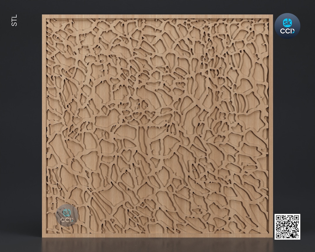 Wood Wall Art, Cell STL Model, CNC Router Carving Artcam File, Wall ...