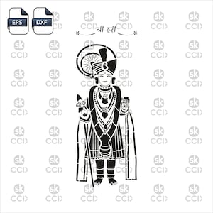 Swaminarayan | Wall Art | Indian God | | Laser Cutting Design | DXF ...