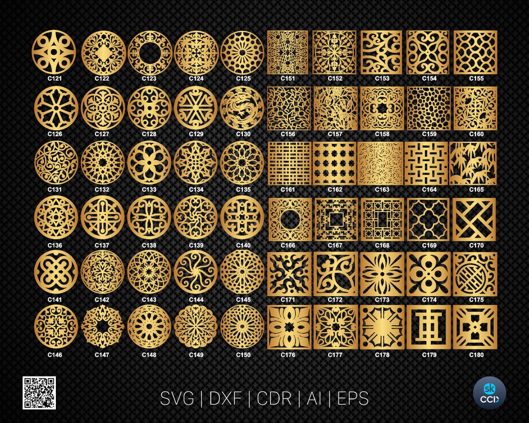 60 Coaster Designs, CNC Laser Cut Files (digital Download) - Etsy