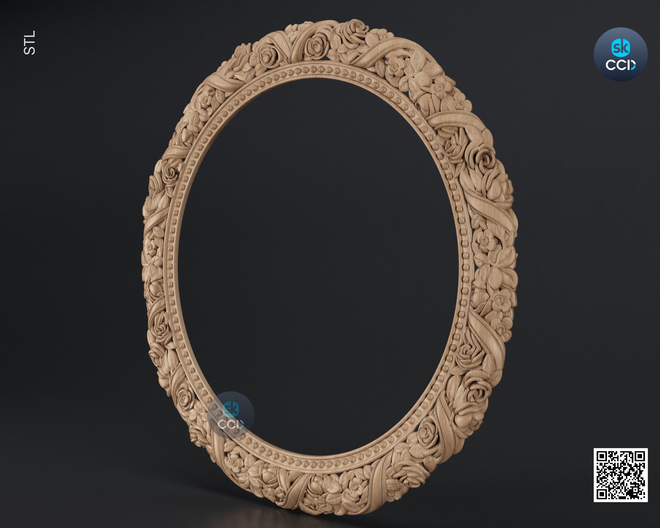 Carved Frame STL 3D Model Carvign Frame CNC Router Carving - Etsy