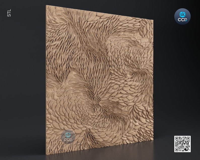 Wood Wall Art Falcon STL Model CNC Router Carving Artcam - Etsy