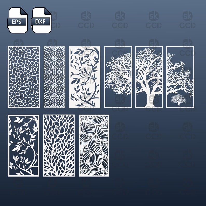 Wall Panel 23 Patterns of Art Deco for Decorative Partitions - Etsy