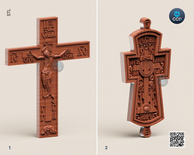 Cross Stl 3D STL File for Cnc and 3D Printer Jesus Cross Set - Etsy Canada