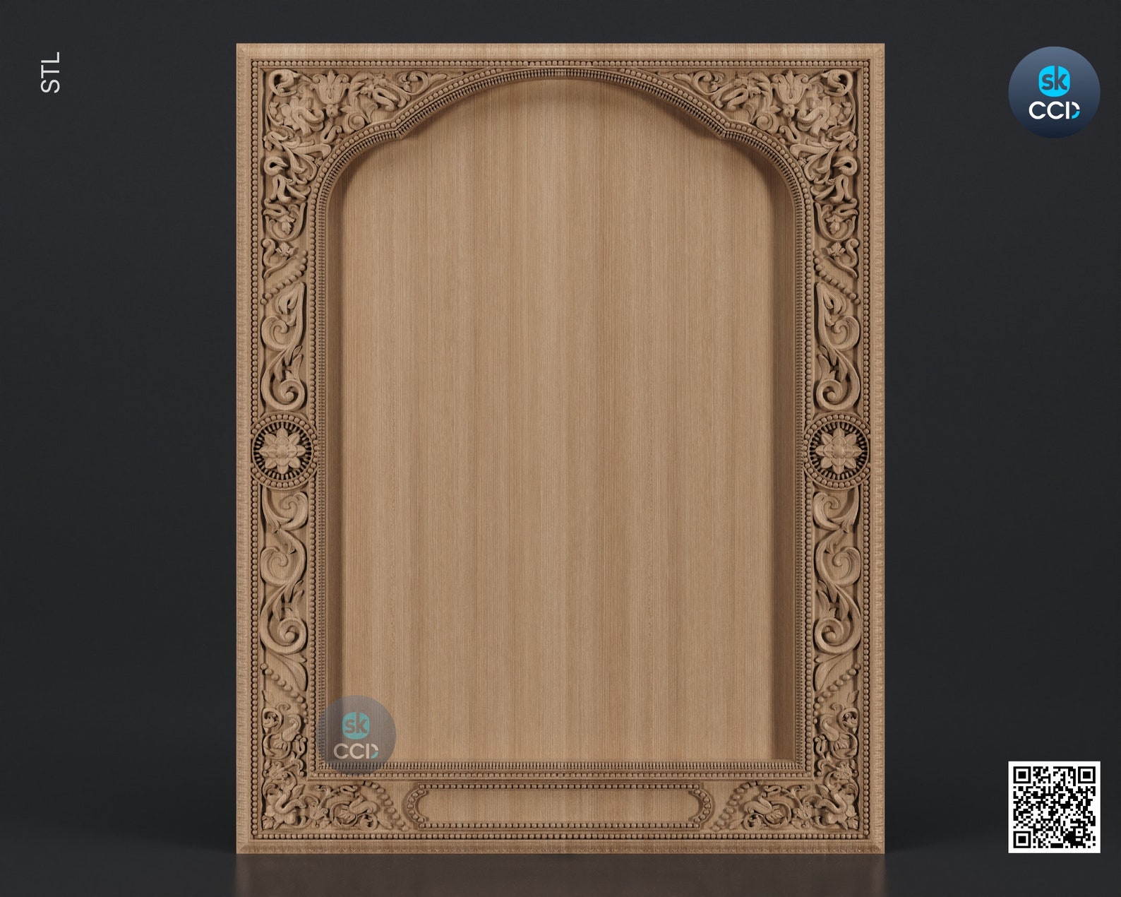Carved Frame STL 3D Model, Carvign Frame, CNC Router Carving Artcam ...