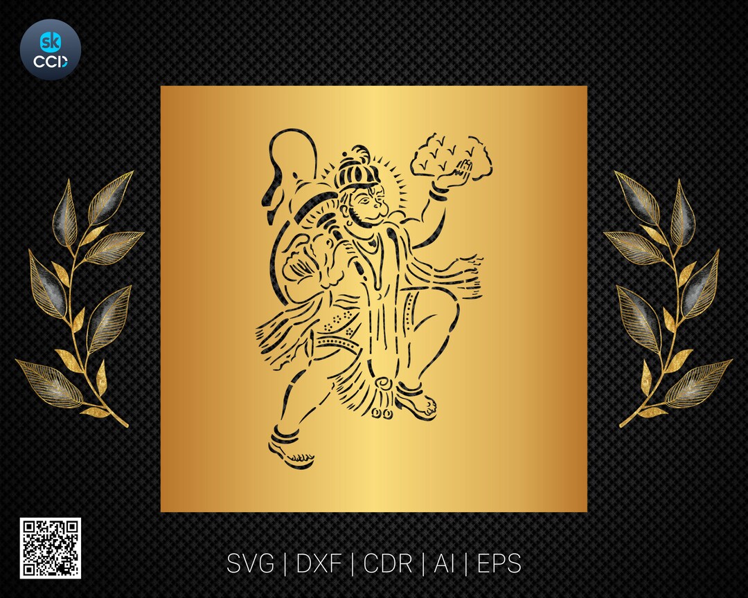 Indian God | Lord Hanuman | Hanuman | Laser Cutting Design | DXF Vector ...