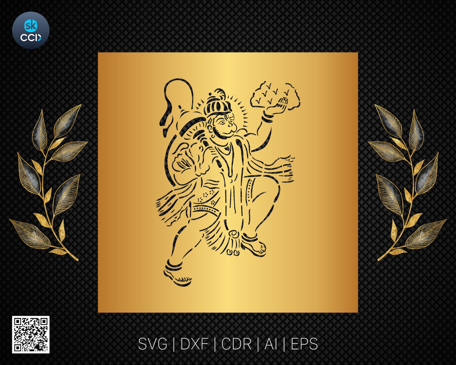 Indian God | Lord Hanuman | Hanuman | Laser Cutting Design | DXF Vector ...