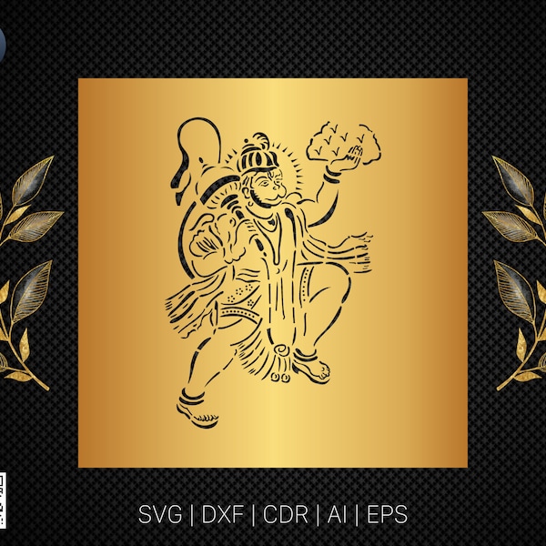 Digital Hanuman Art - Etsy