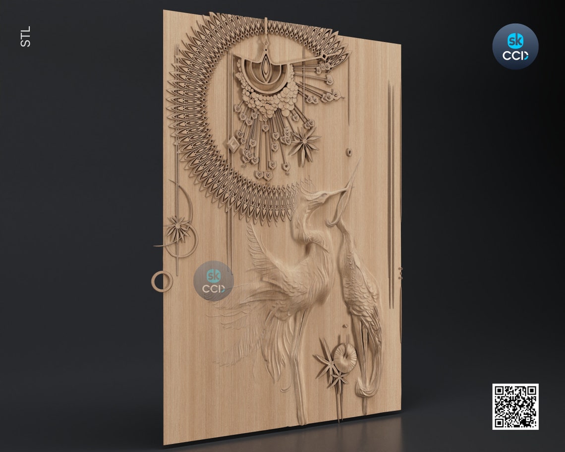 Wood Wall Art, Spirit STL Model, CNC Router Carving Artcam File, Wall ...