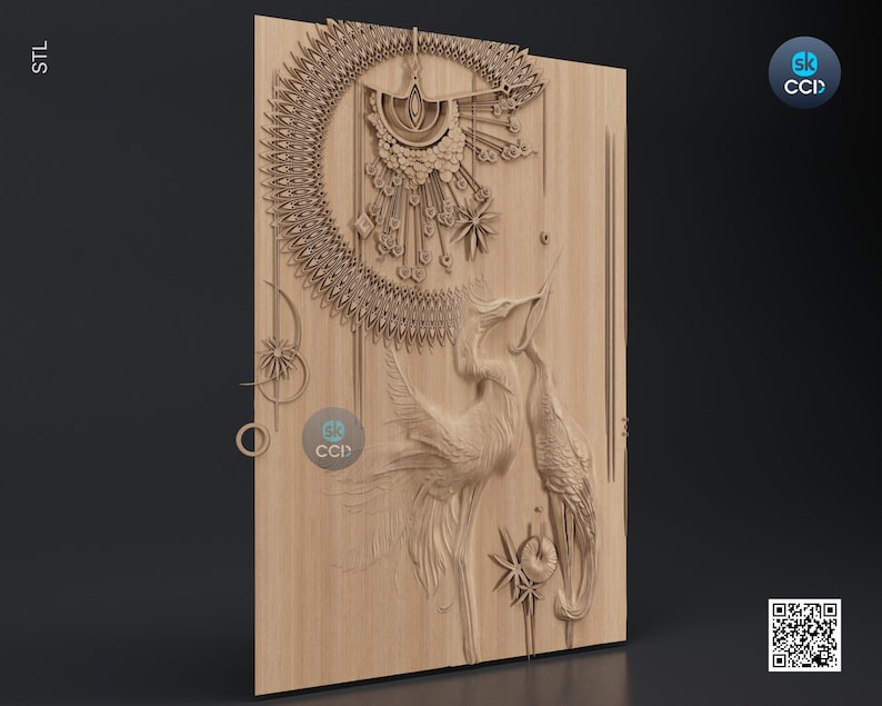 Wood Wall Art, Spirit STL Model, CNC Router Carving Artcam File, Wall ...