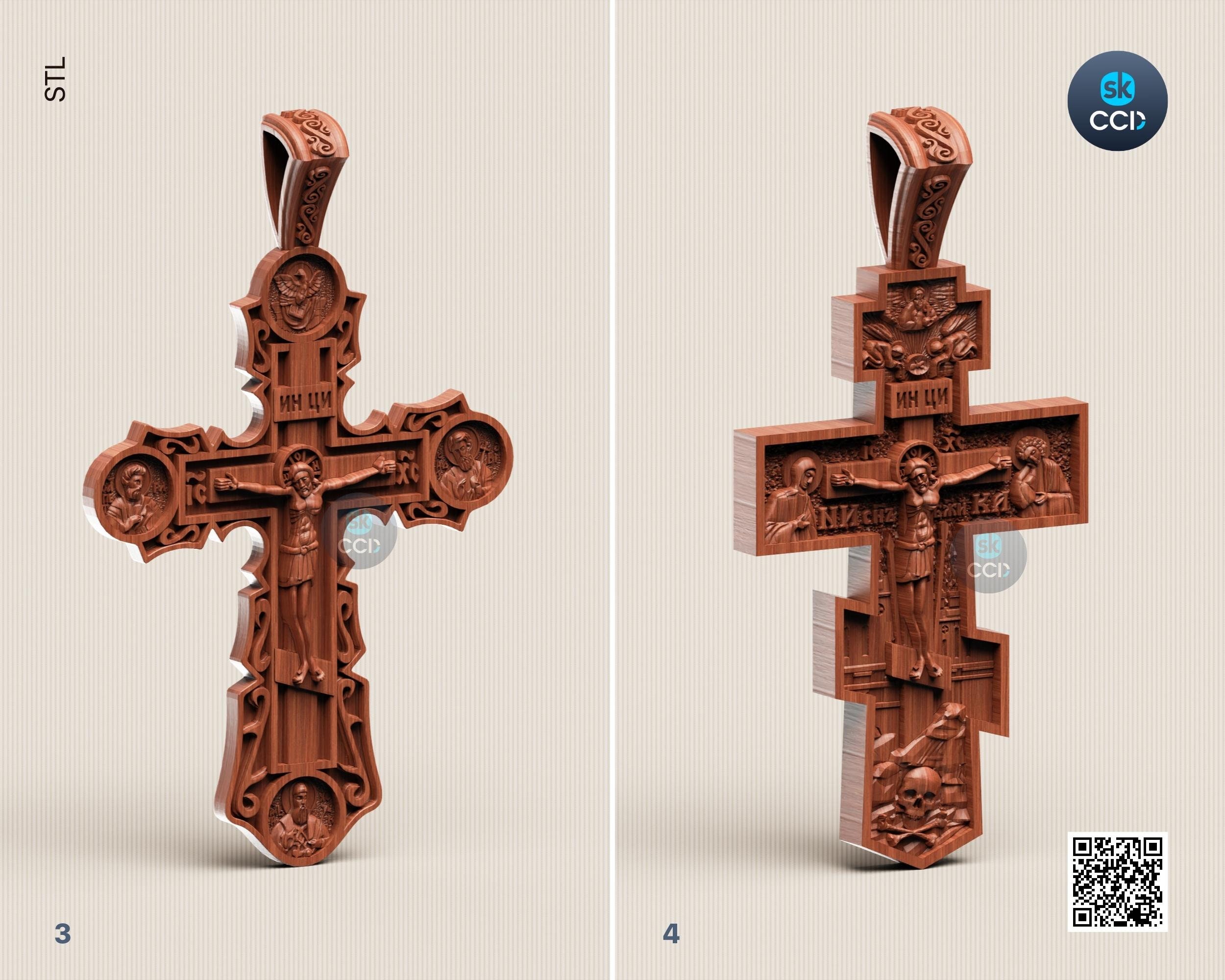 Cross Stl 3D STL File for Cnc and 3D Printer Jesus Cross Set - Etsy Canada