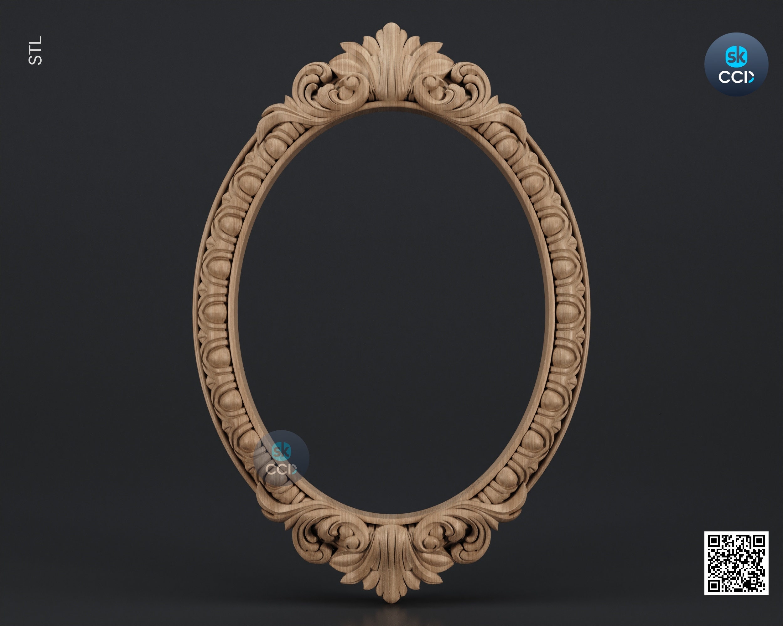 Carved Frame STL 3D Model, Carvign Frame, CNC Router Carving Artcam ...