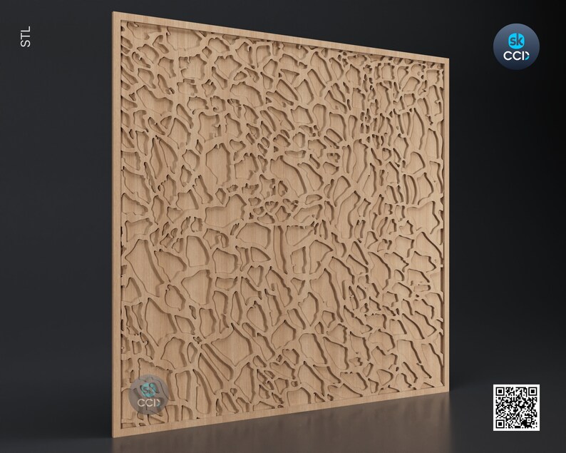 Wood Wall Art, Cell STL Model, CNC Router Carving Artcam File, Wall ...