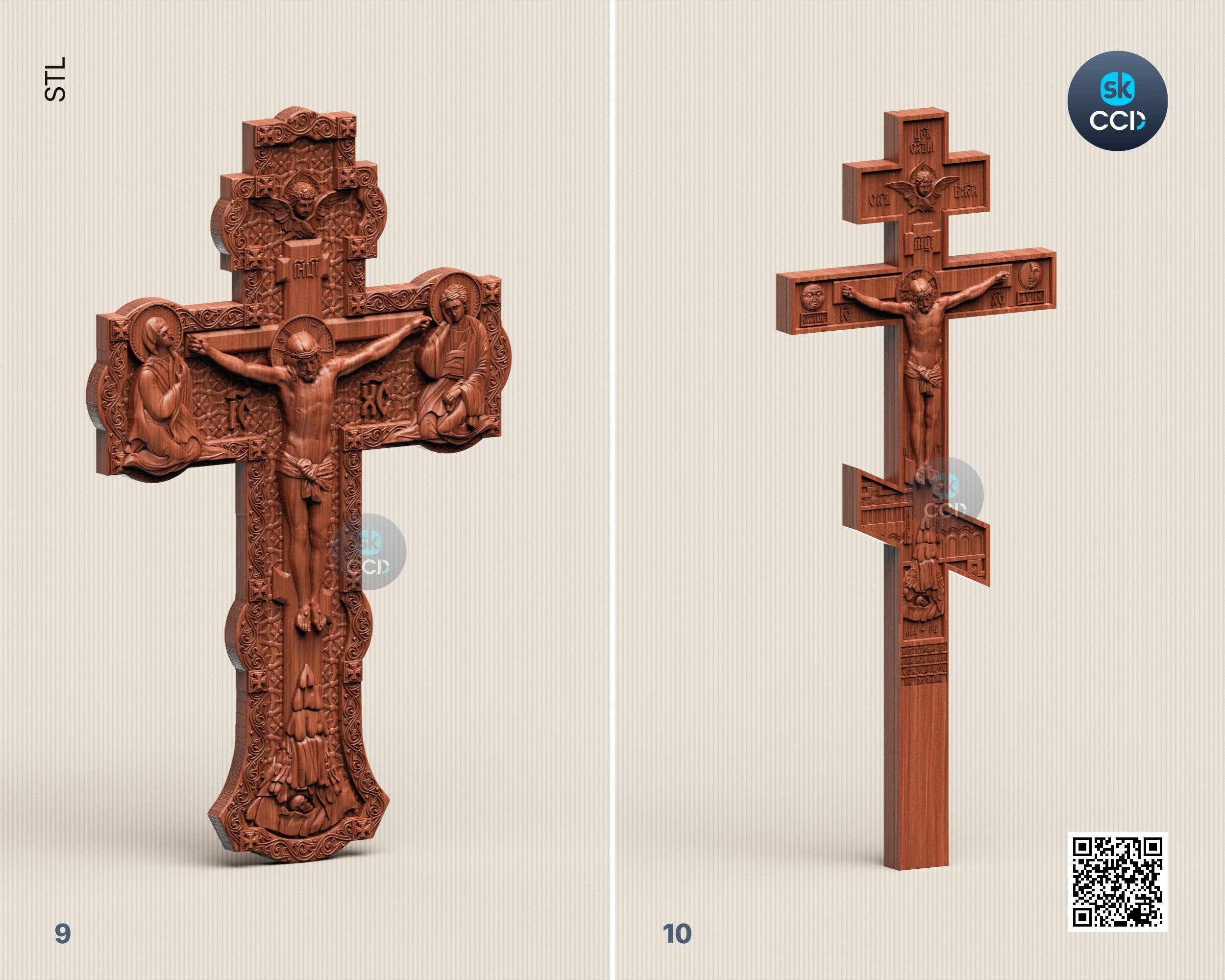Cross Stl 3D STL File for Cnc and 3D Printer Jesus Cross Set - Etsy